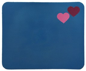 Barevná , pěnová nástěnka Vylenka se srčkem a mráčkem Barva: 53 Tmavě modrá