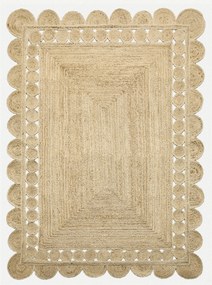 Diamond Carpets India, Ručně vázaný kusový koberec Juno J-38 Natural, 300x400, béžová, chodba / předsíň