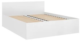 Manželská postel Neralli 160/180, Rozměr postele: 180 x 200 cm, Barva dřeva: Bílá alpská