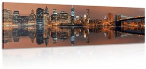 Obraz odraz Manhattanu ve vodě Varianta: 120x40