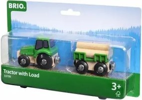 BRIO Traktor s přívěsem a nákladem / od 3 let