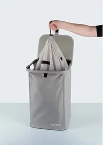 Spirella CLASSIC L koš na prádlo 50 L šedá / polyester / uzavíratelný