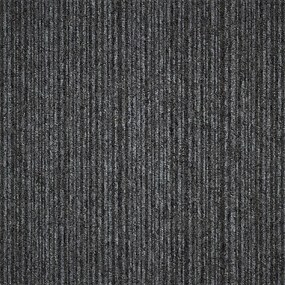 Tapibel Kobercový čtverec Coral Lines 60345-50 šedo-černý 50 x 50 cm - 50x50 cm