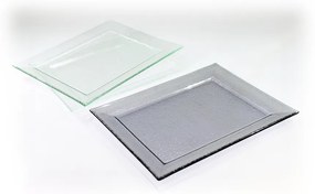 BDK-GLASS Servírovací tác MAXIM 29x23cm Barva: Extra čiré sklo