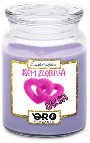 Svíčka Zlobivá holka (Vůně svíčky: Levandule)