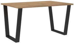 Jídelní stůl Nigel - 138x90 cm - dub lancelot