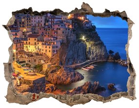 Wallmuralia Fototapeta díra na zeď 3D Manarola Itálie 95x64 cm