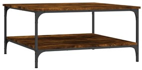 Konferenční stolek kouřový dub 80 x 80 x 40 cm kompozitní dřevo - Default Title