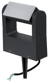 Venkovní stojací lampa Spike šedá