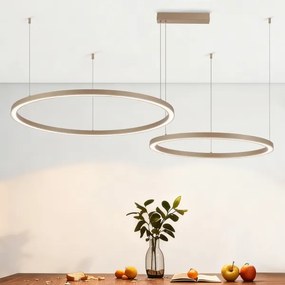 Brilagi - LED Stmívatelný lustr na lanku PORTOFINO LED/98W/230V béžová + DO