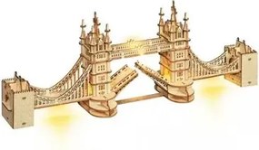 RoboTime dřevěné 3D puzzle most Tower Bridge svítící / od 14 let / 113