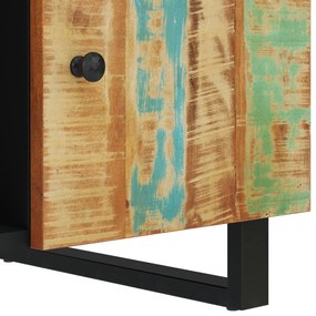 Konferenční stolek 100x54x40 cm recyklované dřevo a kompozit - Default Title
