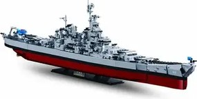 Sluban Model Bricks M38-B1291 Bitevní loď USS Missouri 1:350 / od 10 l