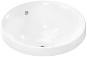 Hansgrohe Xuniva S - Umývátko, průměr 40 cm, s přepadem, bez otvoru pro baterii, bílá 60155450