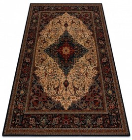Vlněný kusový koberec Superior modro vínový 235x350cm