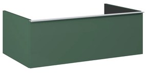 Elita Look, závěsná skříňka pro umyvadlo na desku 80x45x28 cm 1S PDW, zelená matná, ELT-168565