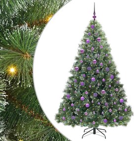 Umělý vánoční stromeček s stojanem Zelená 180 cm PE a PVC 3397854