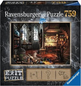 Puzzle ravensburger 199549 exit puzzle: dračí laboratoř