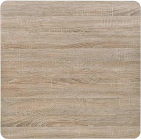 Bistro stolek MDF a ocel čtvercový 80 x 80 x 75 cm 245614