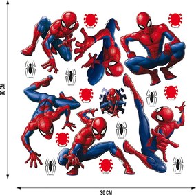 Dětská samolepka na zeď Marvel Spider-Man, Disney | 30 x 30 cm | DDKS 1090