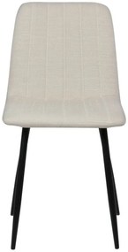 Bhm germany Jídelní židle Dijon, textil, krémová