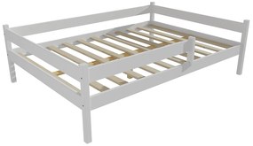 Vomaks Dětská postel DP 027 XL se zábranou Rozměr: 140 x 200 cm, Barva: barva růžová