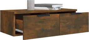 Nástěnné skříňky 2 ks kouřový dub 68x30x20 cm kompozitní dřevo 3115897