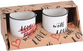 Sada hrnků Love 2 × 200 ml