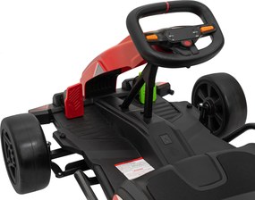 Ramiz Dětská motokára na baterie Fast 3 Drift červená + funkce driftu + motory 2x150W + LED rádio + pásy