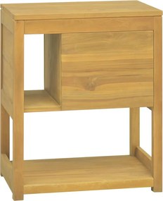 Koupelnová skříňka 60 x 40 x 75 cm masivní teakové dřevo 338237