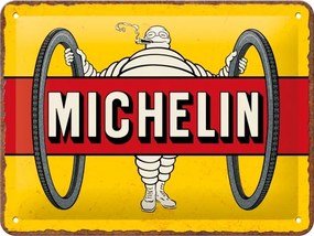 Nostalgic Art Cedule 15x20 Michelin - Tyres Bibendum Yellow NA26299