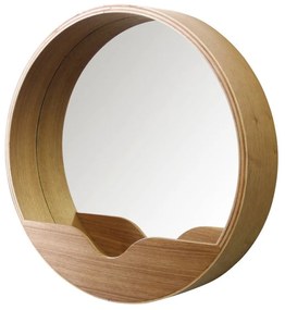 Nástěnné zrcadlo s odkládacím prostorem Zuiver Round Wall, ⌀ 40 cm