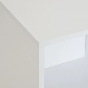 Regál s 5 boxy STORAGE, 67,6 x 32 x 90,8 cm - bílý