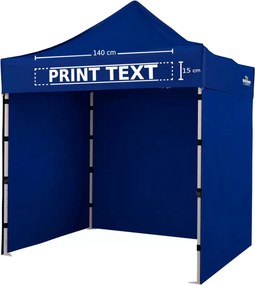 BRIMO Nůžkový párty stan SUPER 2x3 m s potiskem modrý