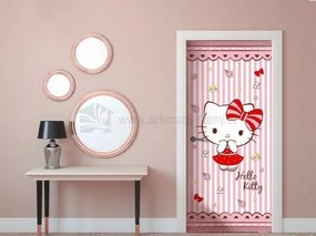 Fototapety na dveře - Hello Kitty