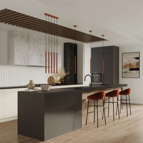 Sollux Lighting Závěsné svítidlo PASTELO 2 červené okrové