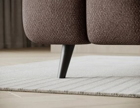 Kontinentální postel Sabrina 140x200, hnědá (tonall 22)
