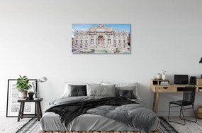 Obrazy na plátně Katedrála Rome Fountain 125x50 cm
