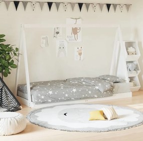 vidaXL Dětská postel 80 x 200 cm masivní borové dřevo [834535] Barva: Bílá