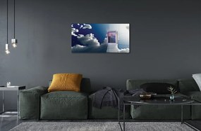 akrylový obraz Sky schody eye 100x50 cm