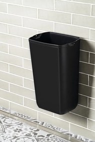 MARPLAST MARPLAST, COLORED nástěnný odpadkový koš s víkem 23 l, ABS, černá mat, A74201NE-2