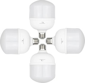 4x Led Žárovka E27 28W 2940lm 6500K Barva Studená Bílá Maclean MCE302 Cw