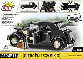 COBI 2267 Citroën 15CV SIX D / 1:35 / 262 kostek / od 7 let