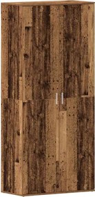 Skříň na obuv 80 x 39 x 178 cm Kompozitní dřevo Staré dřevo 3333873