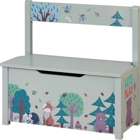 Livarno® Dětská lavice, 62,5 x 58,5 x 29 cm (liška)