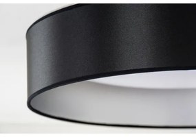 Duolla - LED Stropní svítidlo ROLLER LED/24W/230V pr. 45 cm černá/stříbrná