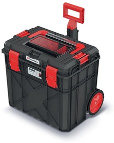 Kufr na nářadí XEBLOCCK ALLU LOG II 54,6 x 38 x 51 cm černo-červený