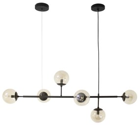 Designový lustr Helios 6 černé