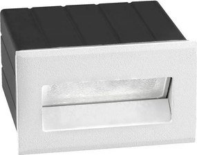 NV 726403 Venkovní zapuštěné svítidlo do zdi KRYPTON bílý hliník LED 2W 3000K 220-240V 17st. IP54 - NOVA LUCE