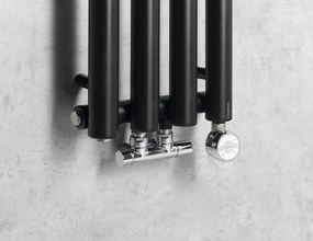 Sapho Sapho, PILON topné těleso 270x1800mm, se 4 háčky, černá mat, IZ122T